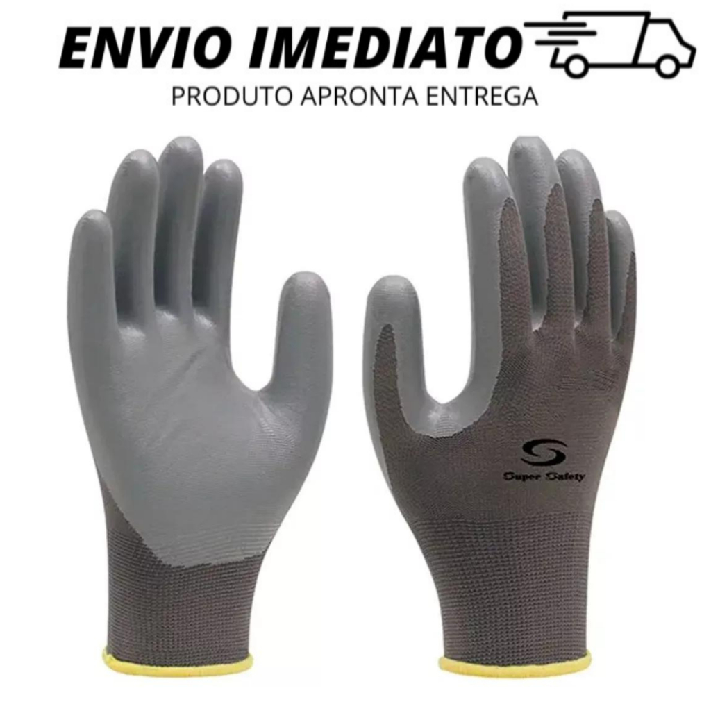 Luva de Segurança Nitrilica Nyn Petroleira SS 1006 Super Safety têxtil ...