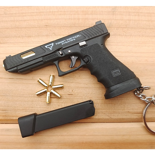 Chaveiro Full Metal Glock G17 pistola - replica ideal pra coleção, toda ...