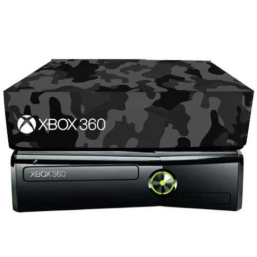 Capa para Xbox 360 Slim/Super Slim - Camuflada Cinza | Shopee Brasil