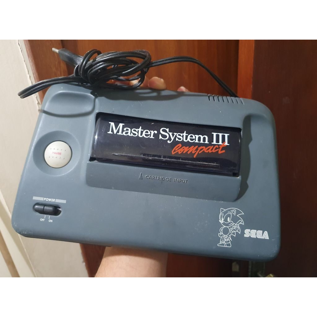 Master System 3 Compact Somente Console Funcionando 100% A4 | Shopee Brasil