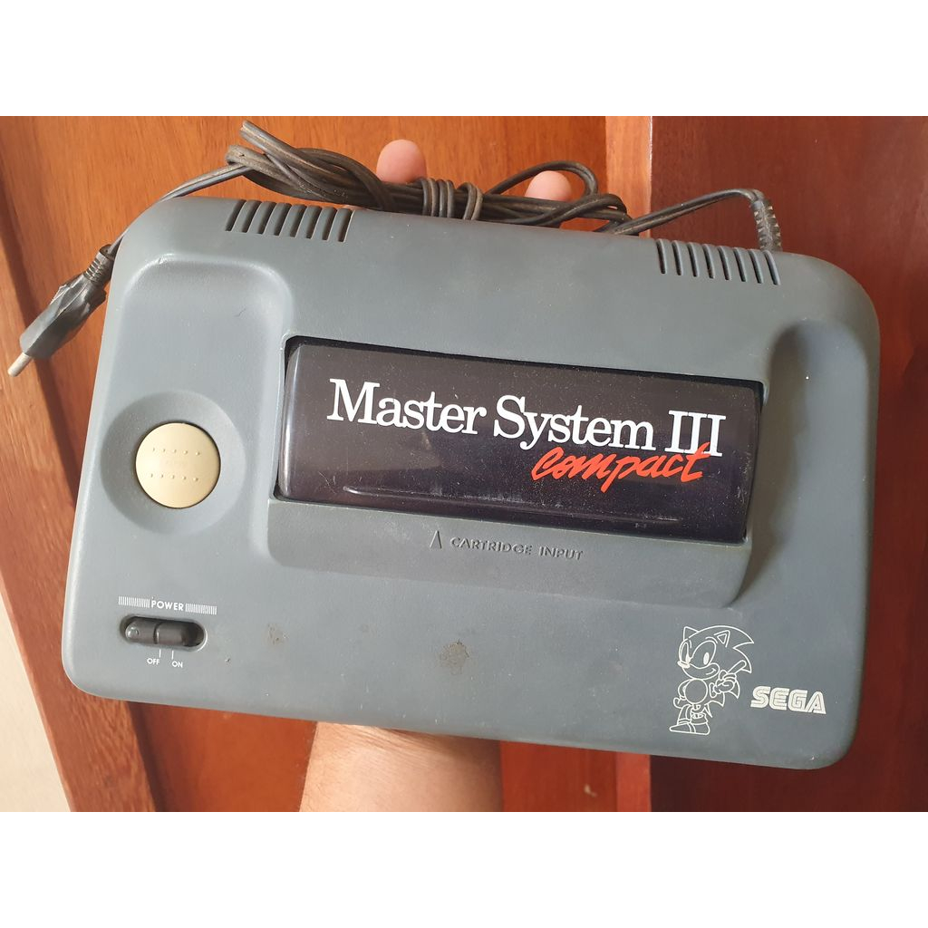 Master System 3 Compact Somente Console Funcionando 100% A6 | Shopee Brasil