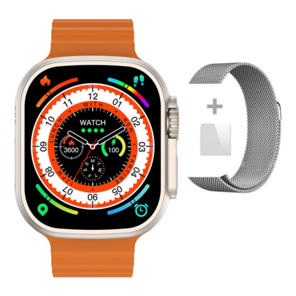 SMARTWATCH W68 ULTRA PRO MAX PROVA DÁGUA 49MM SERIE 8 ORIGINAL ...