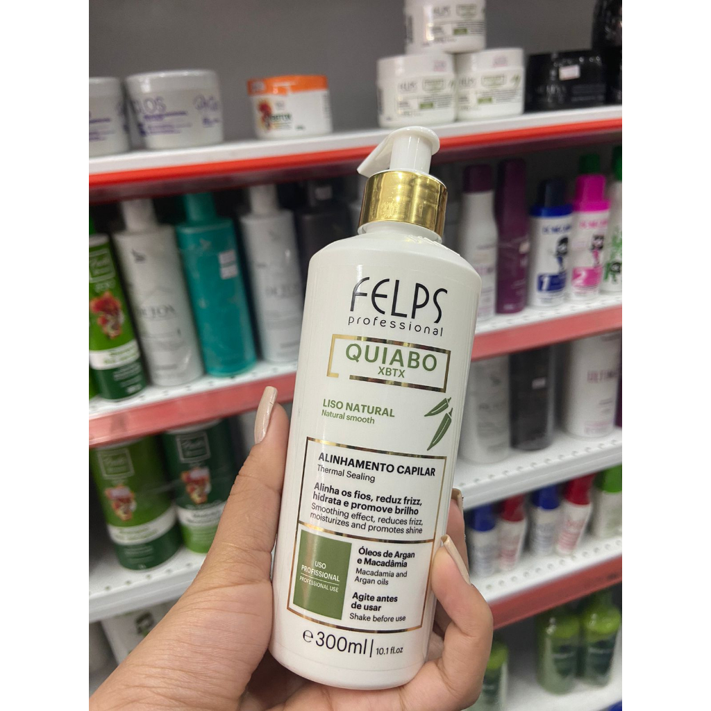 FELPS - QUIABO XBTX ALINHAMENTO CAPILAR | Shopee Brasil