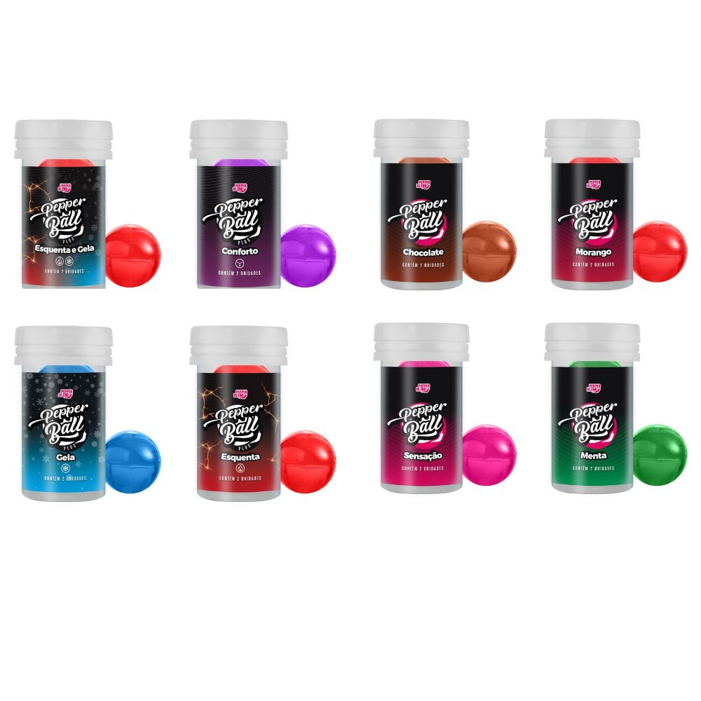Bolinha Pepper ball Explosivas Comestíveis 2 Unidades - Pepper Blend sex shop | Shopee Brasil