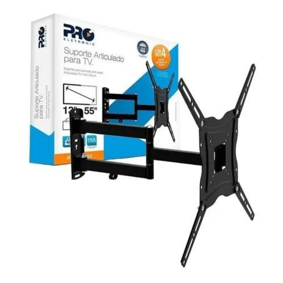Suporte Tv 13 A 55 Articulado Com Inclinação Pro Eletronic PQST-1355 ...