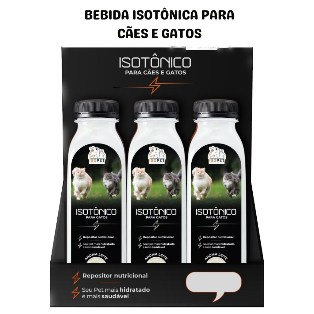 Display 6 Isotônicos Para Gatos ISOPET 300ML | Shopee Brasil