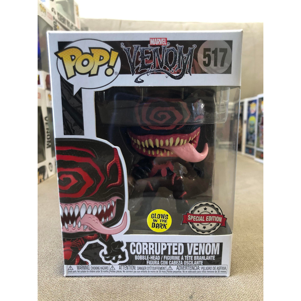Funko POP! Venom – Corrupted Venom (517) ‘Specital Edition’ ‘Glows in ...