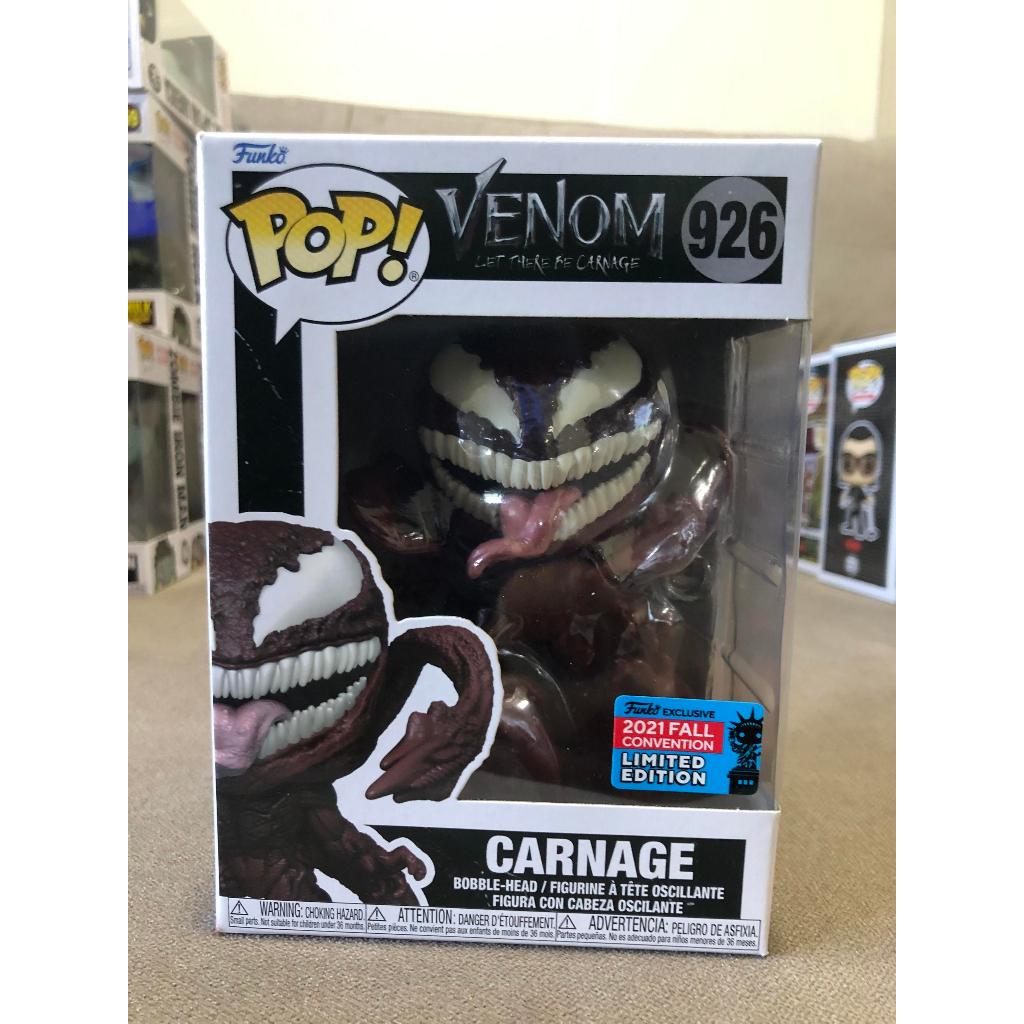 Funko POP! Venom – Carnage (926) ‘2021 Fall Convention LIMITED EDITION ...