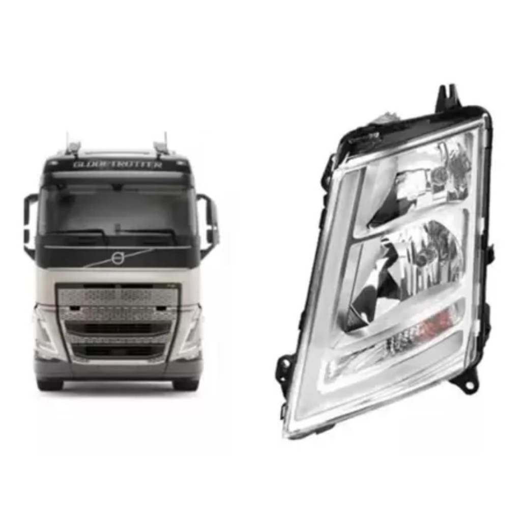 Farol Principal Volvo FH 2015/2016/2017/2018/2019/2020/2021/2022 Lado ...