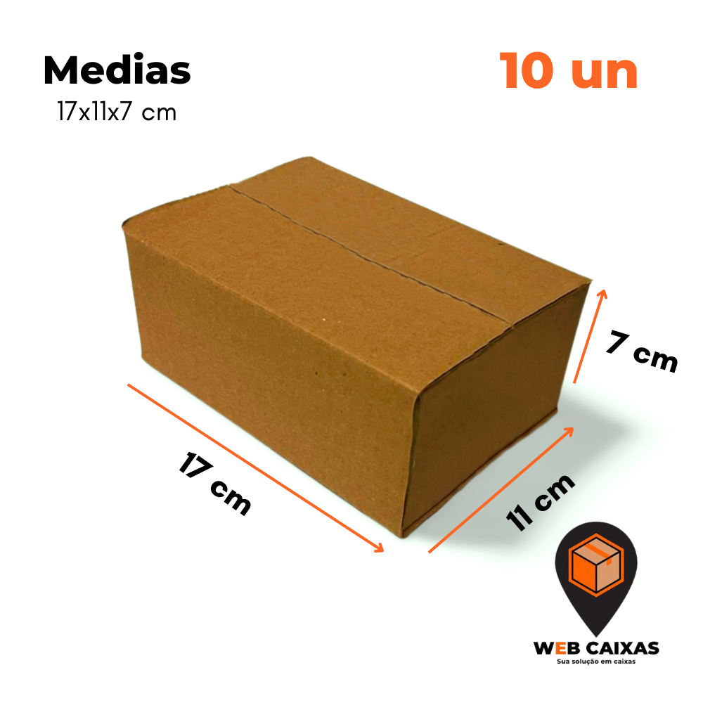 10 caixas mini envios 17x11x7 cm | Shopee Brasil