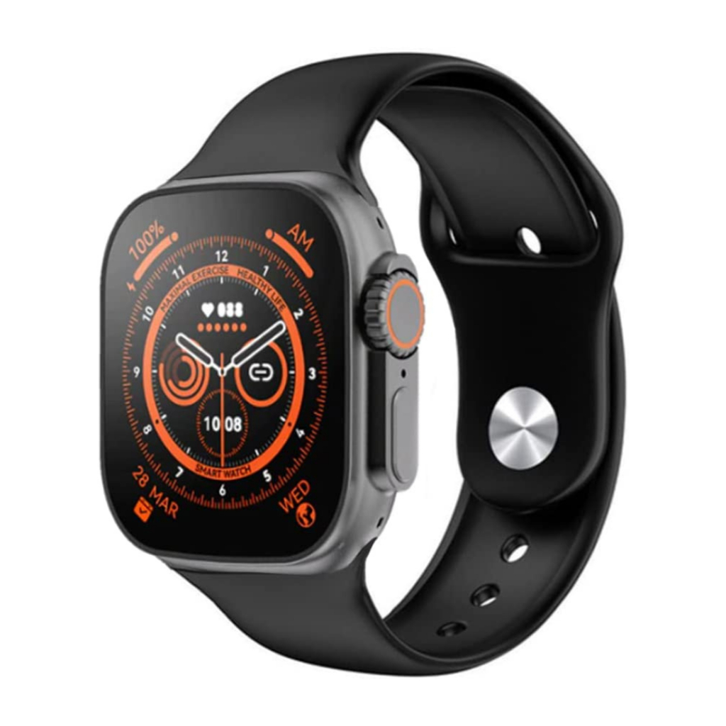 Relógio Smartwatch Hw68 Ultra Mini 41mm Preto Com Nfc Duas Pulseiras ...