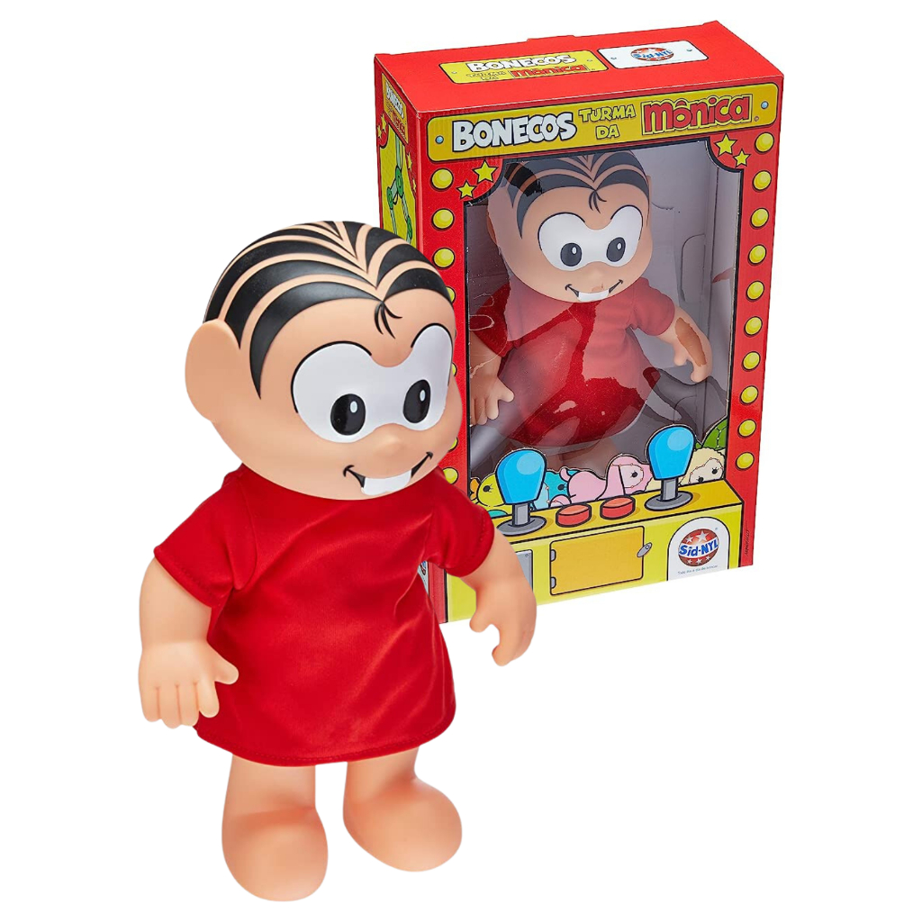 Boneca Mônica Turma Da Monica Tradicional Sidnyl | Shopee Brasil
