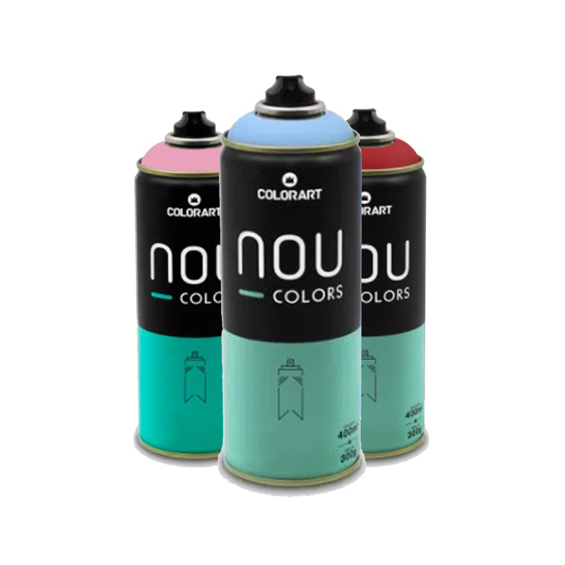 Tinta Spray NOU Colors ColorArt - Spray para Graffiti 400ml VÁRIAS ...