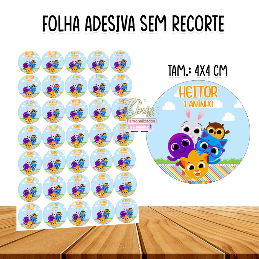 100 ADESIVOS PERSONALIZADOS 4X4 SEM RECORTE | Shopee Brasil