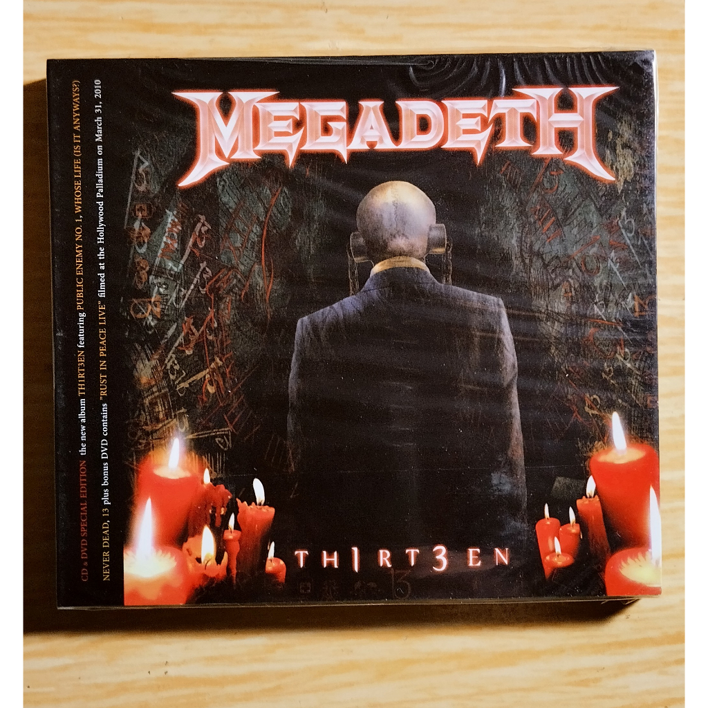 Megadeth - CD Th1rt3en - Thirteen (Special Edition CD +DVD) | Shopee Brasil
