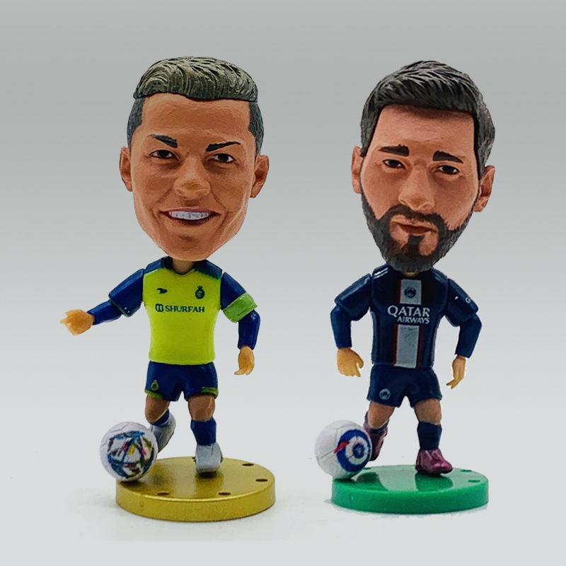 Combo Messi e Cristiano Ronaldo Mini Craque - 2 Bonecos em Miniatura ...