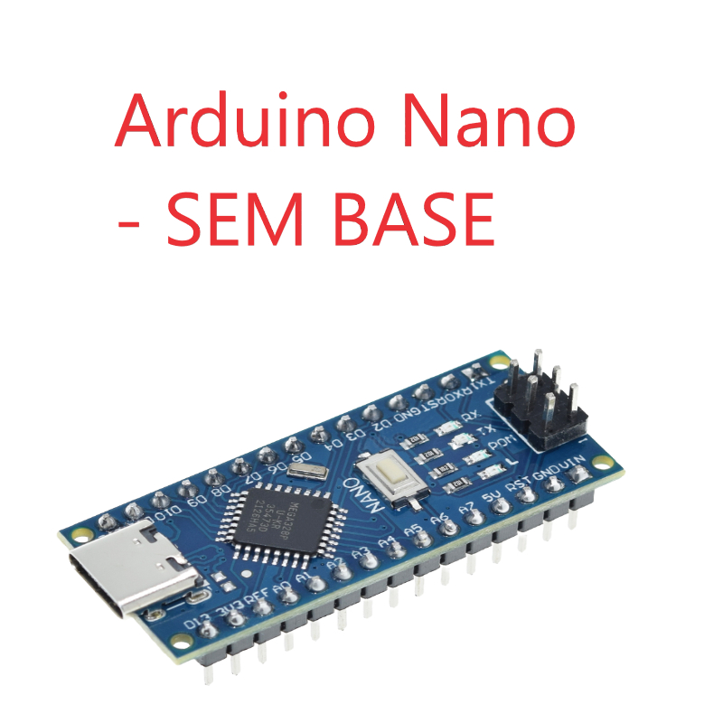 Arduino Nano V3.0 Avr Atmega328 / Sem Cabo USB/ controlador ch340 usb driver 16mhz nano type-C ...