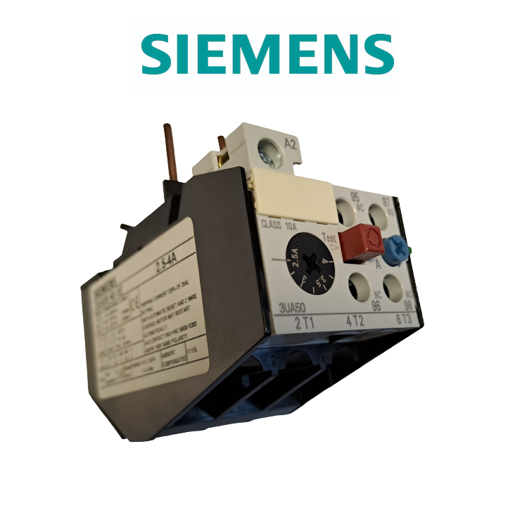 Relé Térmico Sobrecarga 4 a 6,3A Siemens 3UA50 00-1G 1NA+1NF | Shopee ...