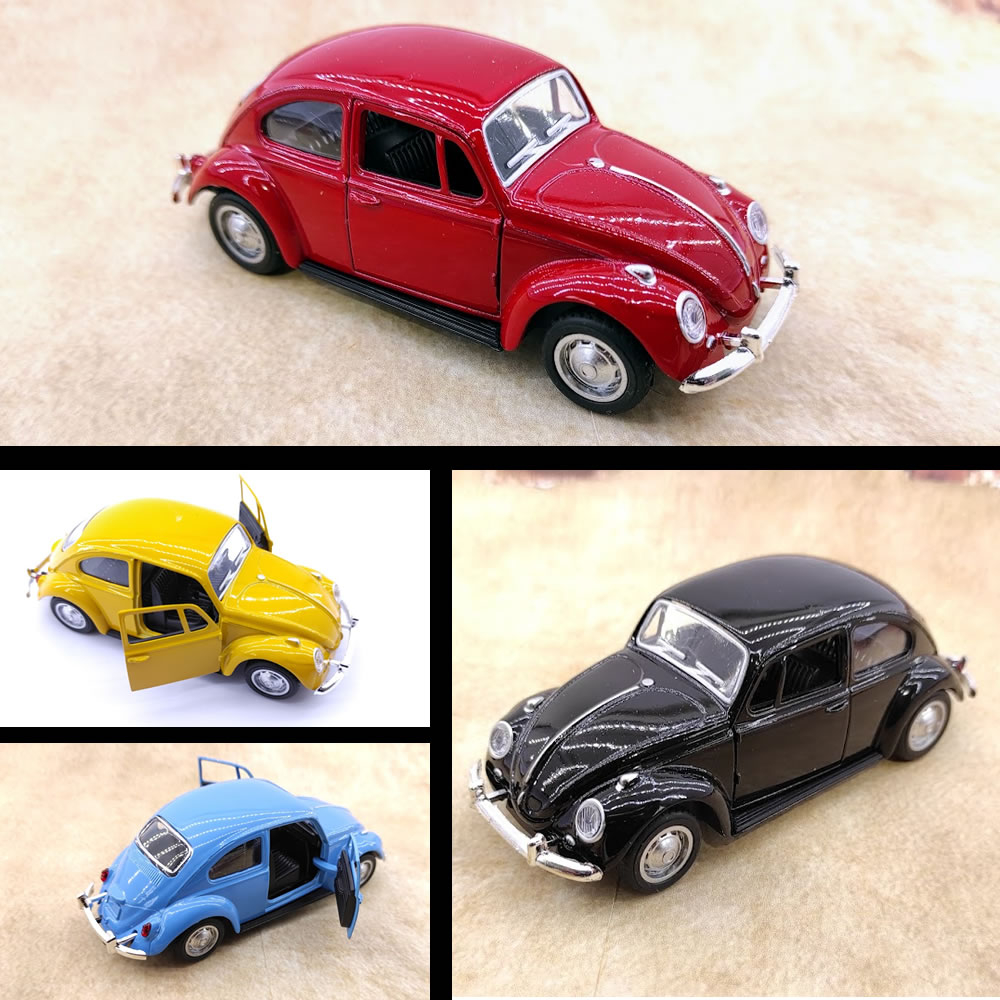 Fusca Miniatura Volkswagen Réplica Realista escala 1:32 Brinquedo ...