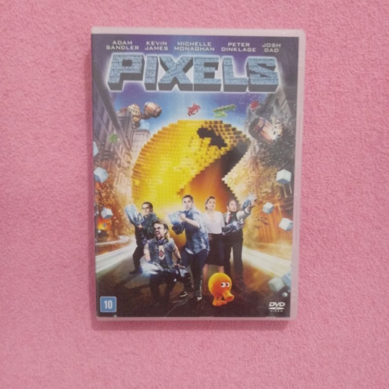DVD Pixels Adan Sandler Kevin James Michelle Monaghan Peter Dinklage Josh Gad | Shopee Brasil