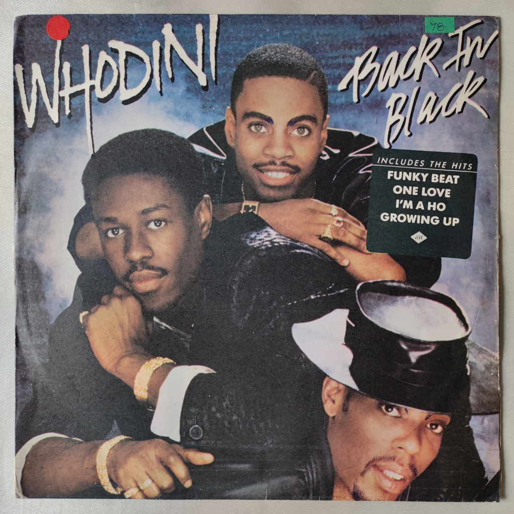 DISCO DE VINIL LP - WHODINI – BACK IN BLACK (1986) | Shopee Brasil