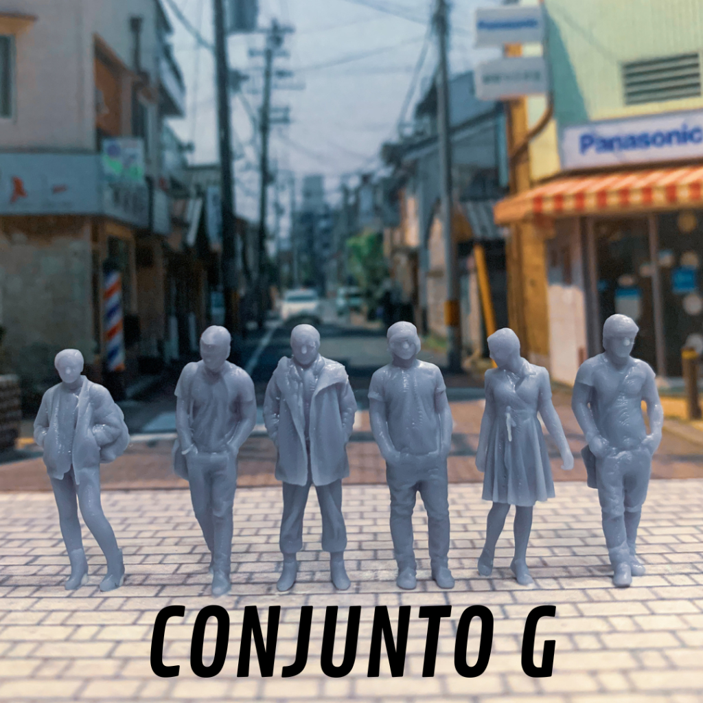 Conjunto G Action Figures Figuras Humanas 1:64 para dioramas Hot Wheels ...