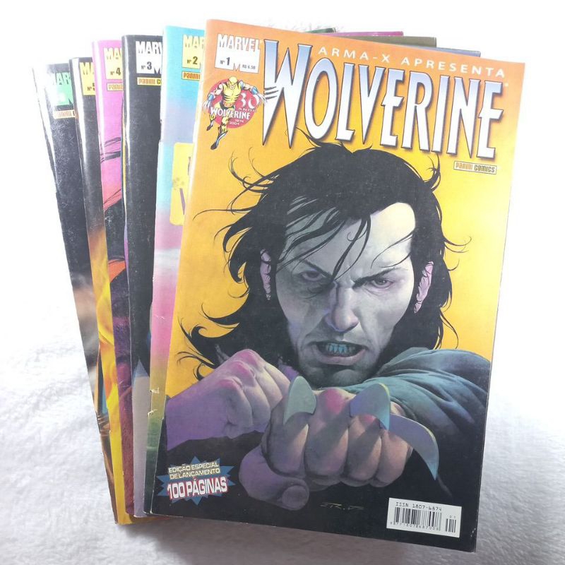 HQ - Wolverine - Números variados do 1 ao 50 - 1a série | Shopee Brasil