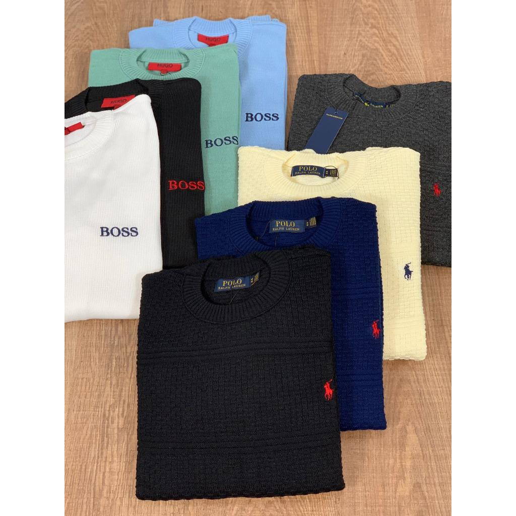 Suéter masculina Hugo Boss | Shopee Brasil
