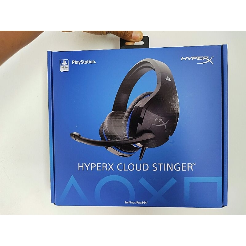 Headset Hyperx Cloud Stinger - PS4 e PS5 - NOVO / LACRADO | Shopee Brasil