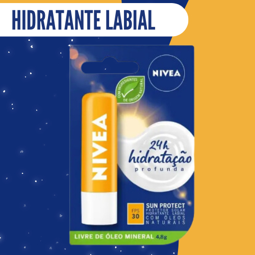 Protetor solar labial Nivea | Shopee Brasil