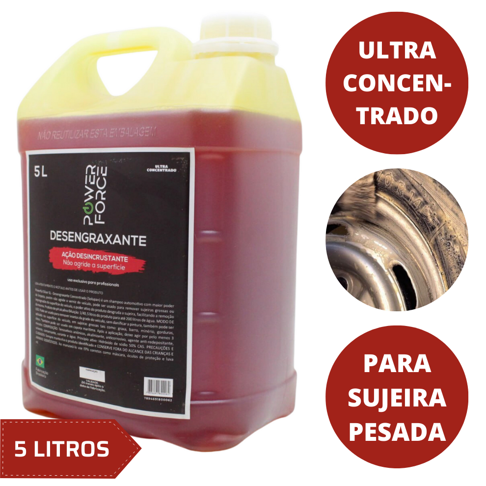 Shampo Desengraxante Solupan Concentrado Powerforce 5 Litros Atacado Limpeza Automotiva Barato ...