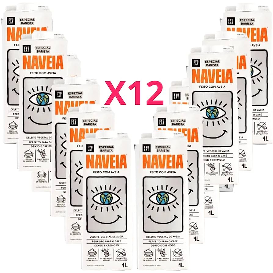 Kit 12 Bebida De Aveia Barista Naveia 1L | Shopee Brasil