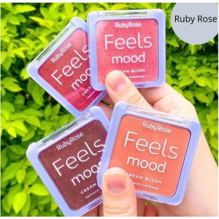 Cream Blush Textura Cremosa - Ruby Rose / WX Beleza | Shopee Brasil