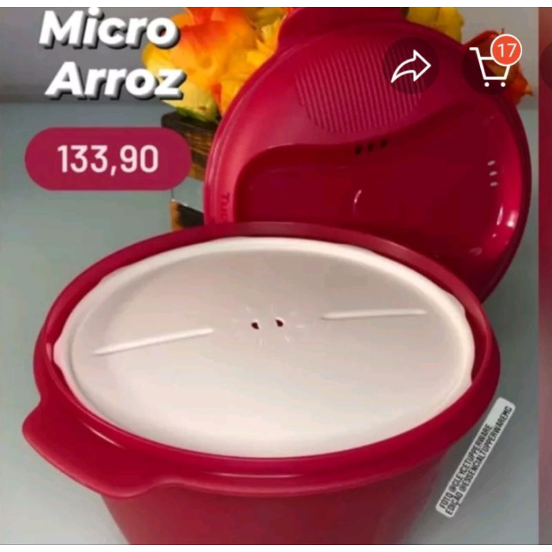 Micro arroz tupperware | Shopee Brasil