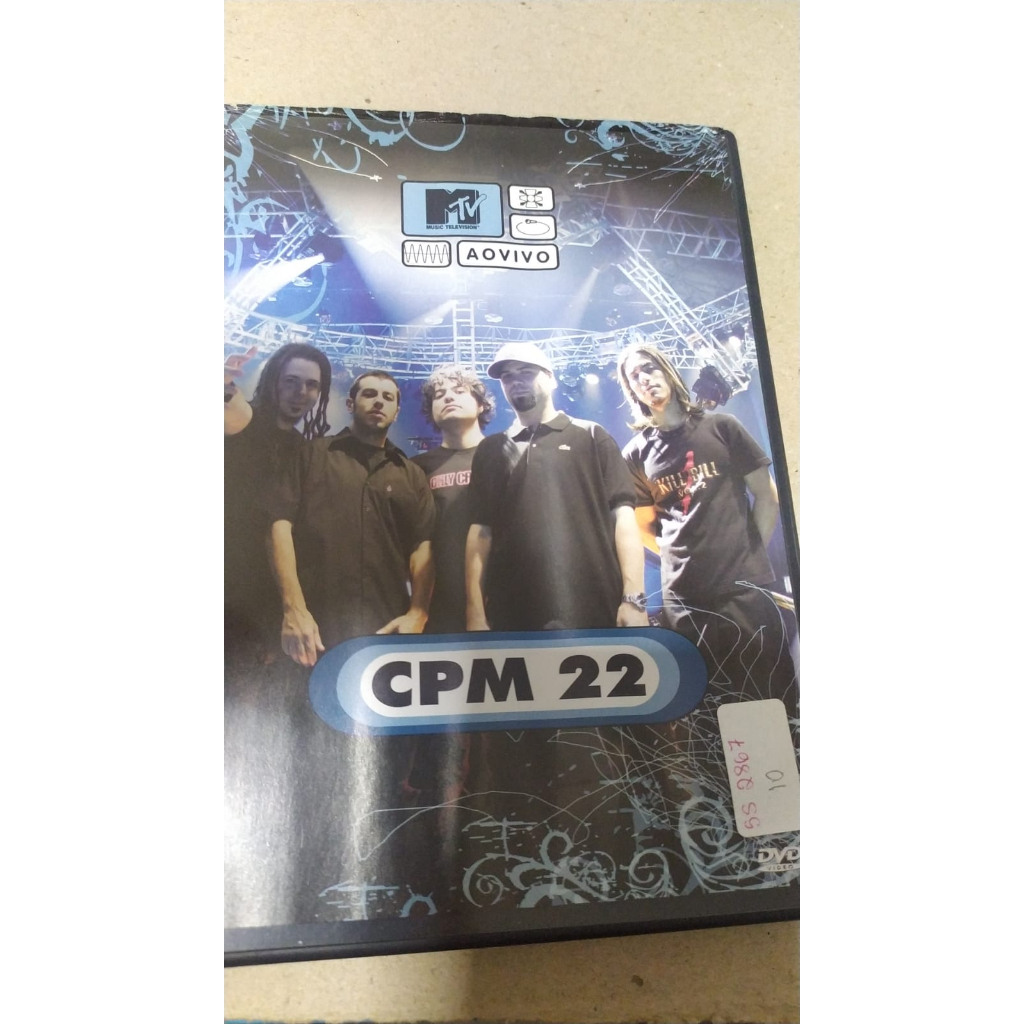 dvd CPM 22 MTV AO VIVO | Shopee Brasil