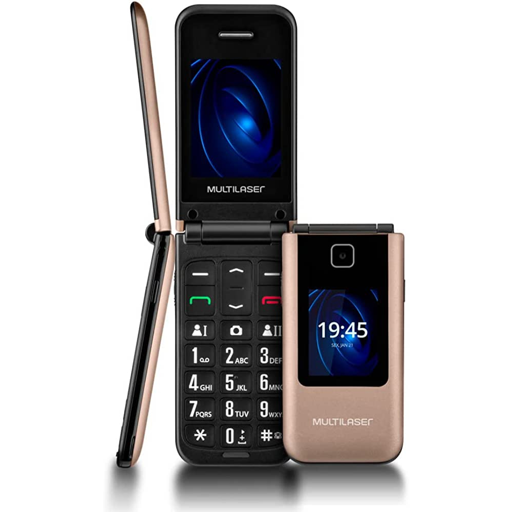 Celular Flip Vita Multilaser Teclas Grandes Para Idosos | Shopee Brasil