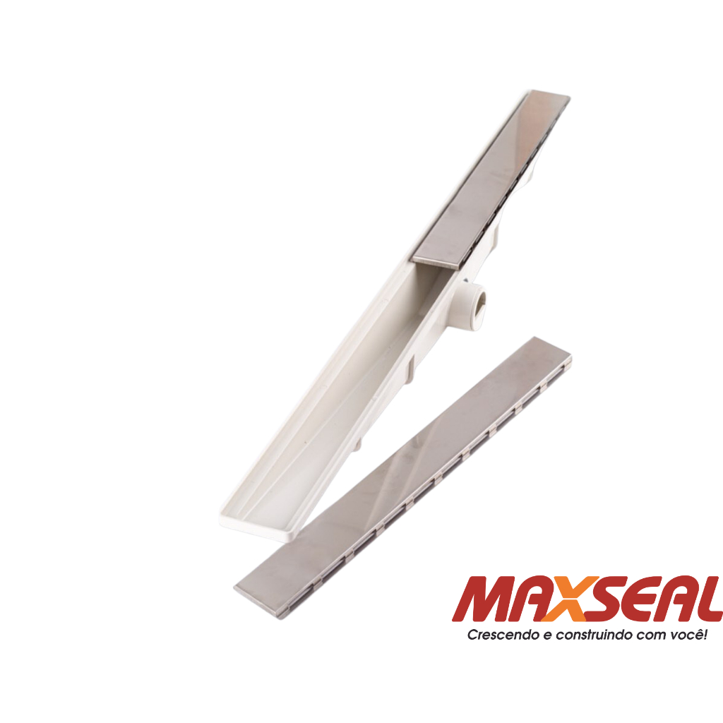 Maxseal Ralo Linear 5x70 cm com grelha inox E Caixa Coletora | Shopee ...
