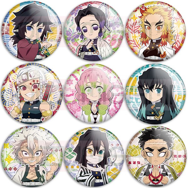 Bottons - Buttons - Botons - Demon Slayer - Pilares (Hashira) - Tam: 4 ...
