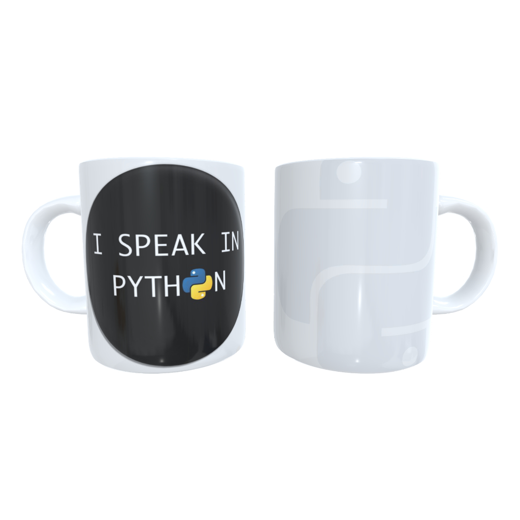 Caneca do Programador -Dev I Speak in Python | Shopee Brasil