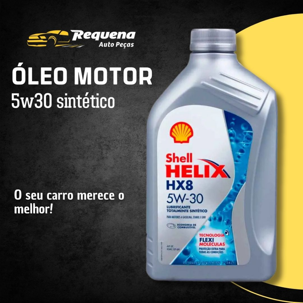 Óleo Shell Helix HX8 5W30 Sintético SP: Proteção avançada e desempenho ...