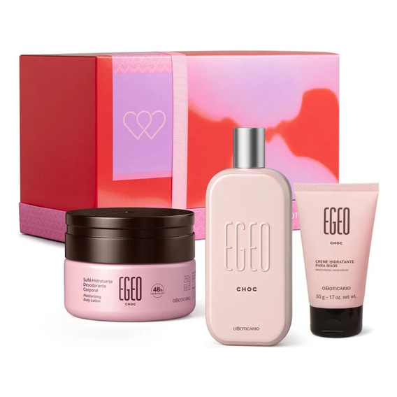 Kit Presente Egeo Choc Femino (3 itens) | Shopee Brasil