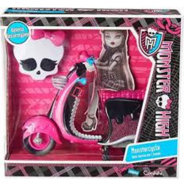 Monster High Moto com Controle Remoto Monstercycle Frankie Candide ...