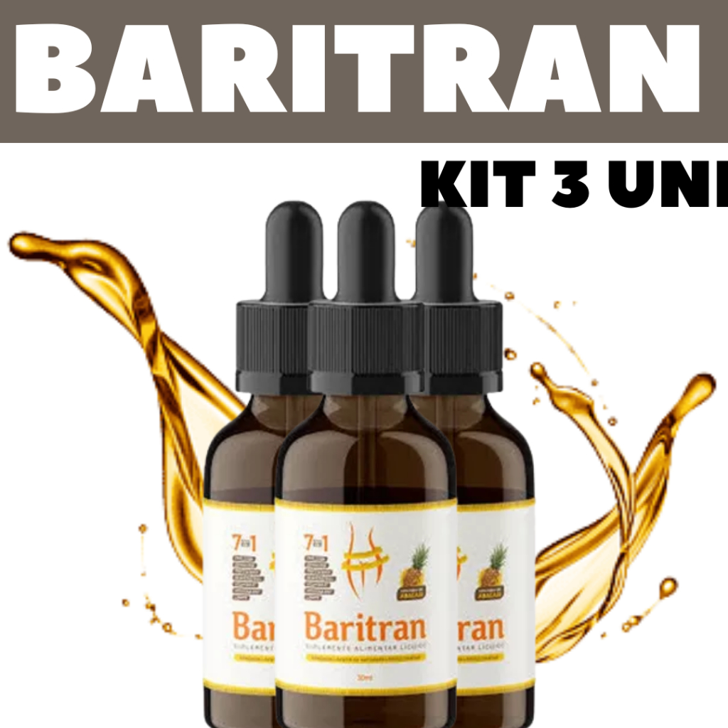 3 BARITRAN ORIGINAL SUPER POTENTE | Shopee Brasil