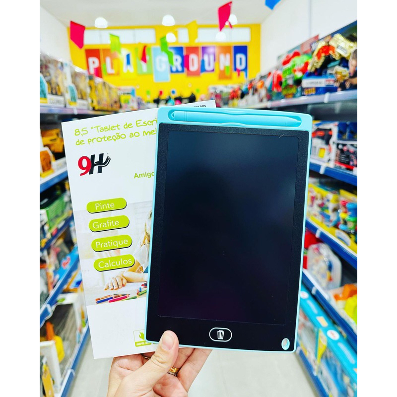 Lousa Mágica Tela lcd 8.5 Polegadas infantil de escrever e desenhar | Shopee Brasil