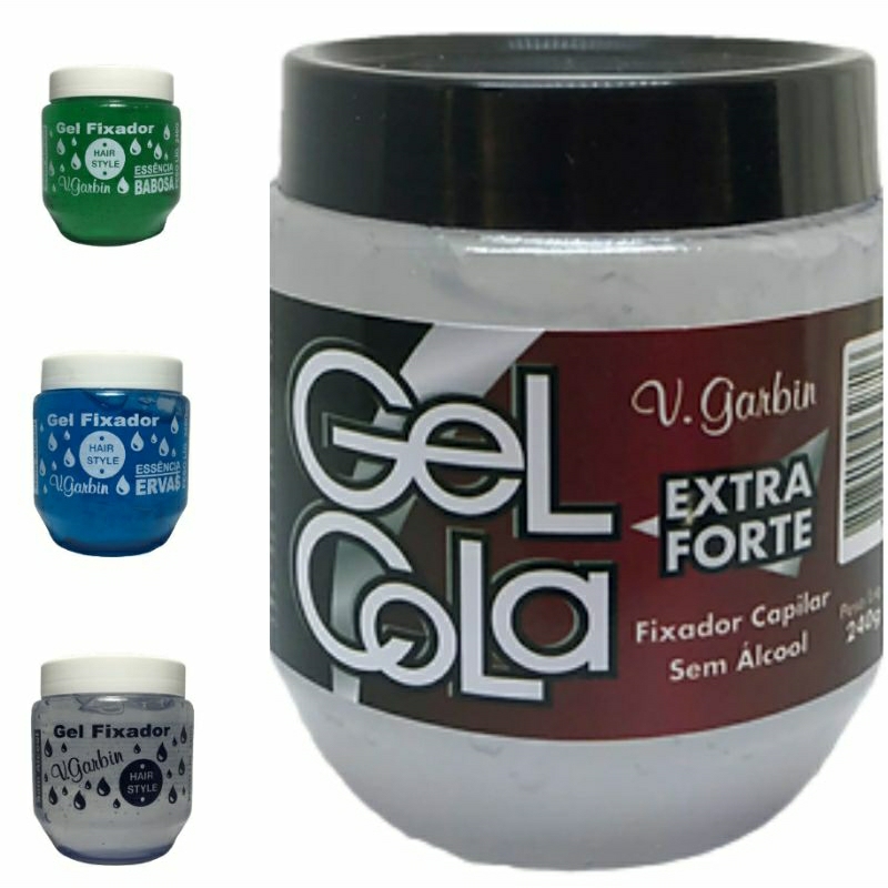 Gel para Cabelo Fixador Garbin 240gr | Shopee Brasil