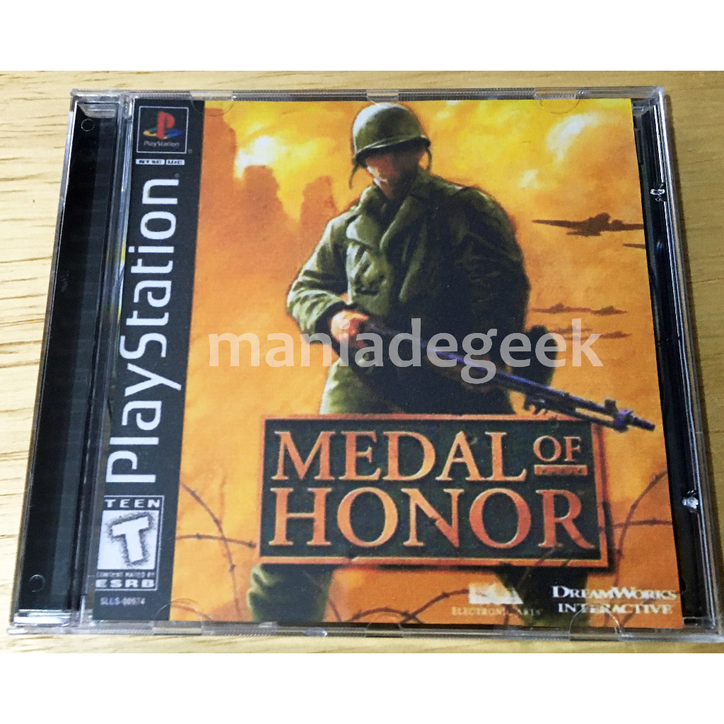 Jogo Medal Of Honor De Play 1 Psone Shopee Brasil