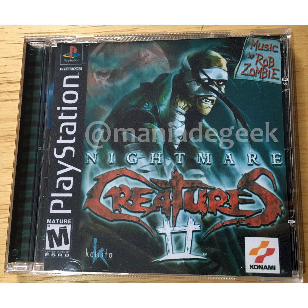 Jogo Nightmare Creatures 2 de Play 1 PsOne | Shopee Brasil