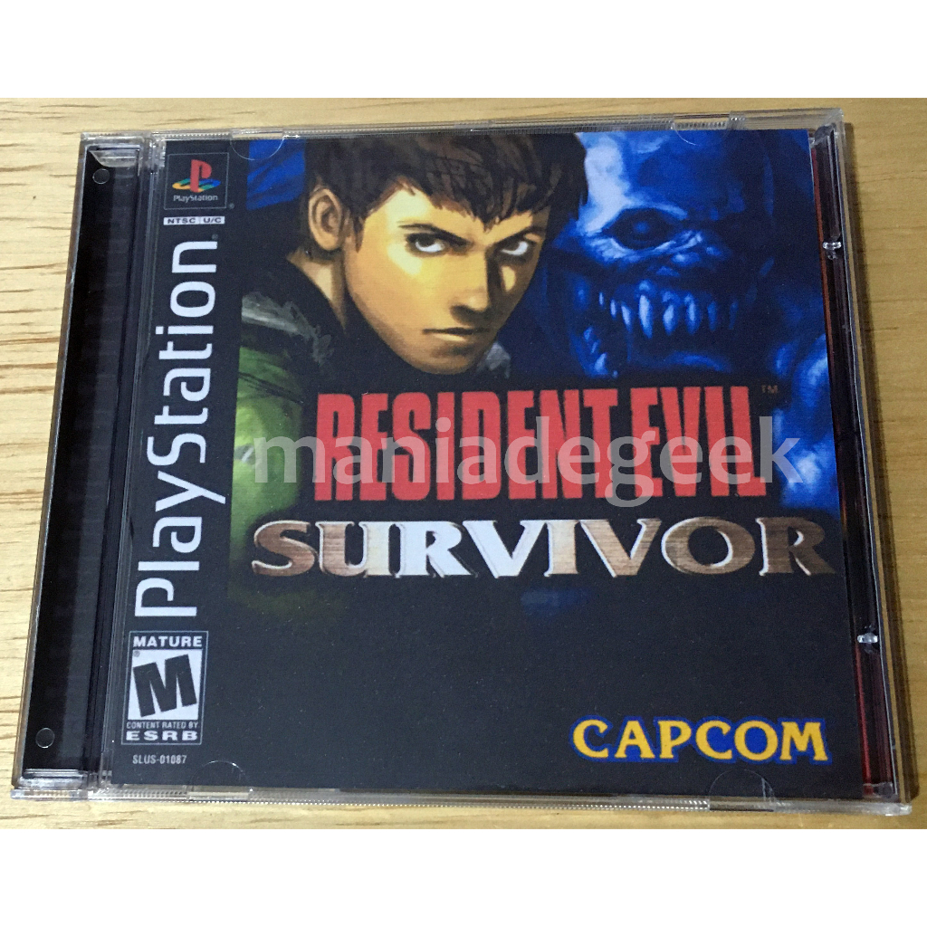 Jogo Resident Evil Survivor de Play 1 PsOne | Shopee Brasil