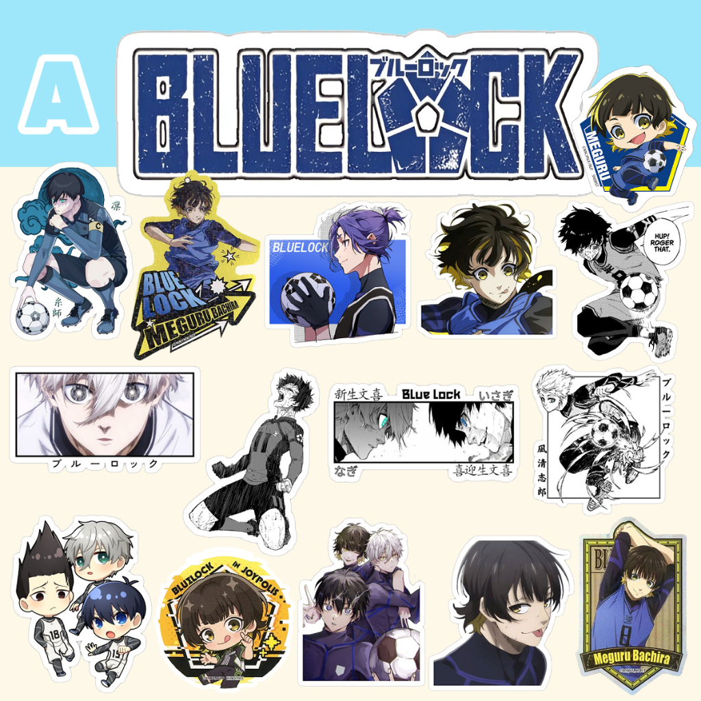 Pack de adesivos Blue Lock super pacote holográficos | Shopee Brasil