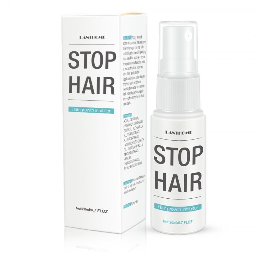 Spray Redutor e Remoção De Pelos Facial Corporal Lanthome 20ml | Shopee ...